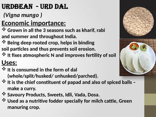 economic importance of pulses, other many uses ,types of polses | PPTX