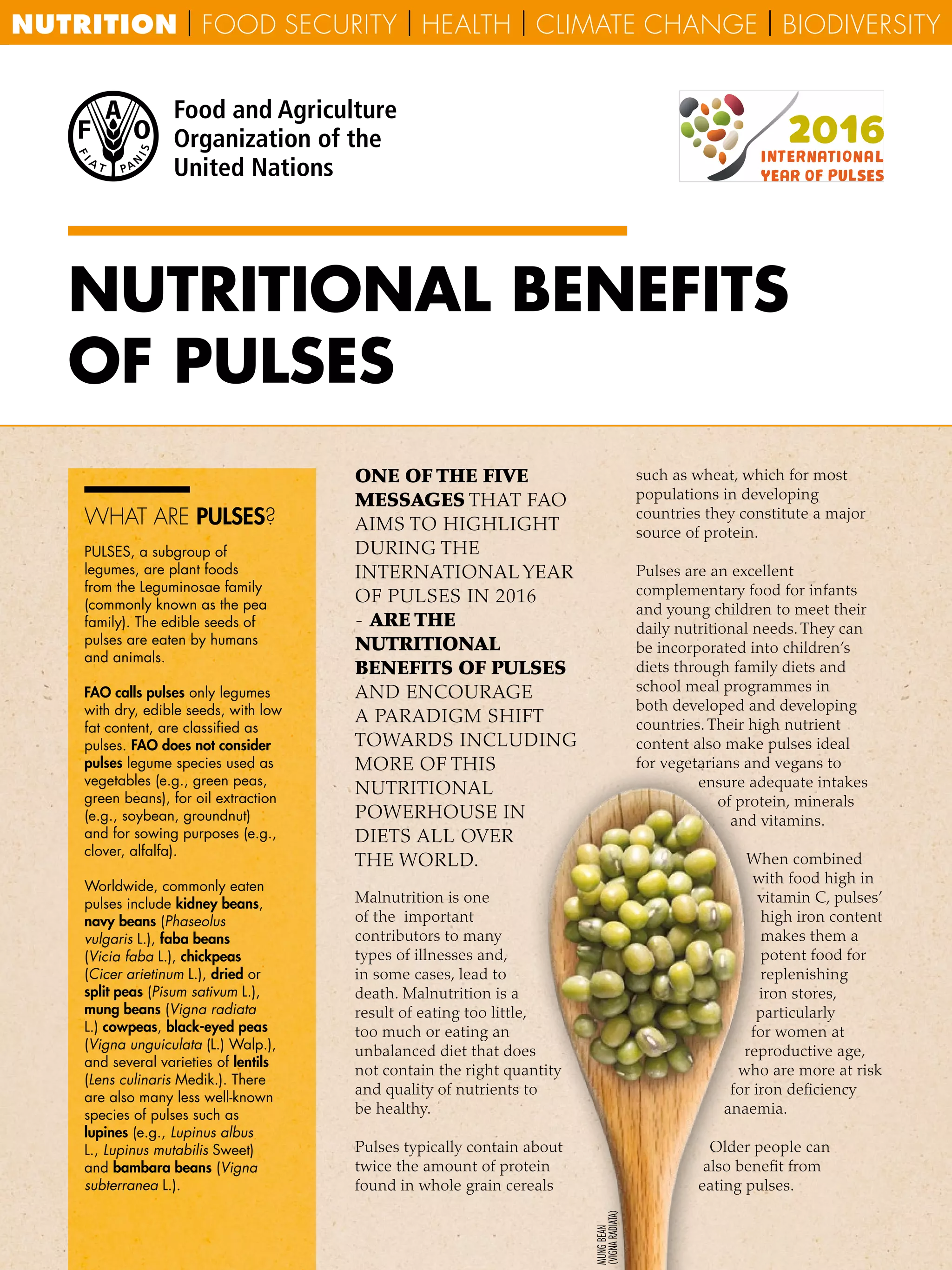 Pulses and nutritional benefits | PDF