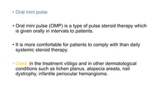 PULSE THERAPY IN DERMATOLOGY.pptx