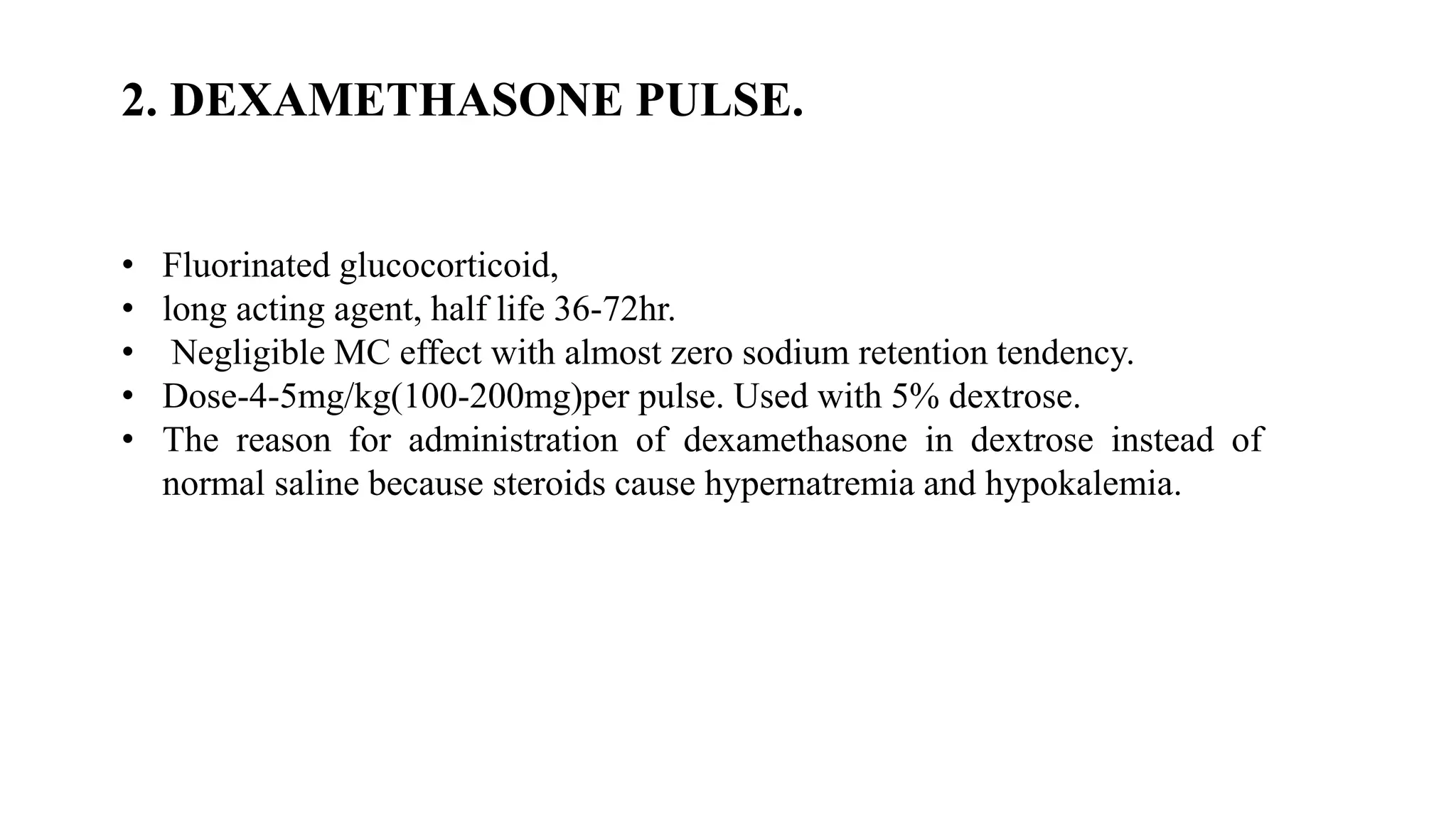 Pulse therapy in dermatology.various pulse, their indication and ...