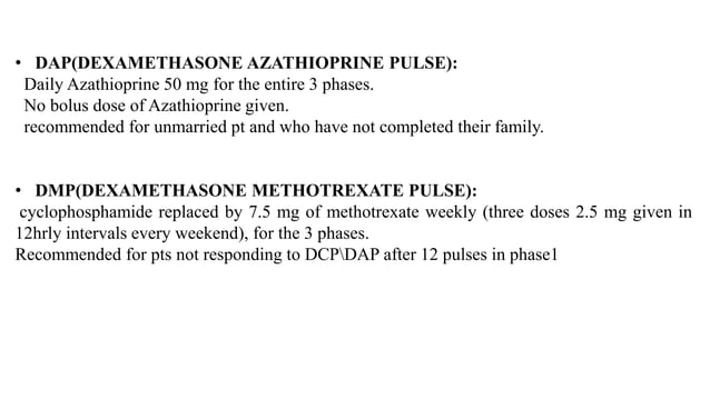 Pulse therapy in dermatology.various pulse, their indication and ...