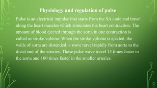PULSE IN VITAL SIGNS BY NIDA FAREEN SUBJECT NURSING FOUNDATION FOR B.SC ...