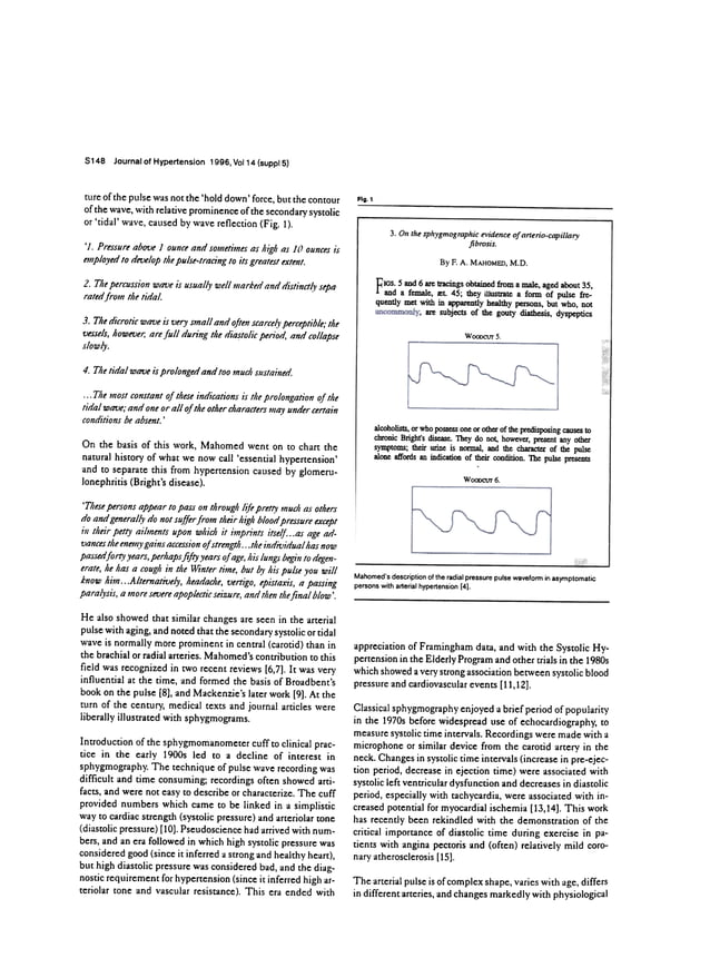 Pulse wave analysis | PDF | Heart and Cardiovascular Diseases ...