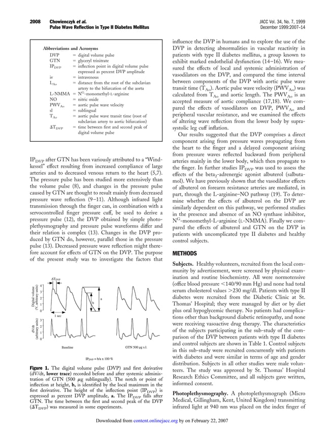 Pulse wave reflection | PDF