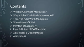 Pulse width modulation | PPTX