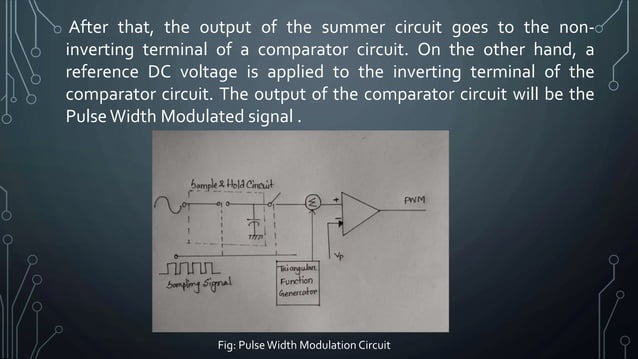 Pulse width modulation | PPTX