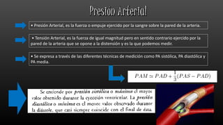 Pulso, presión arterial, pulso venoso. | PPTX