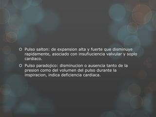 Pulso sanguineo | PPTX