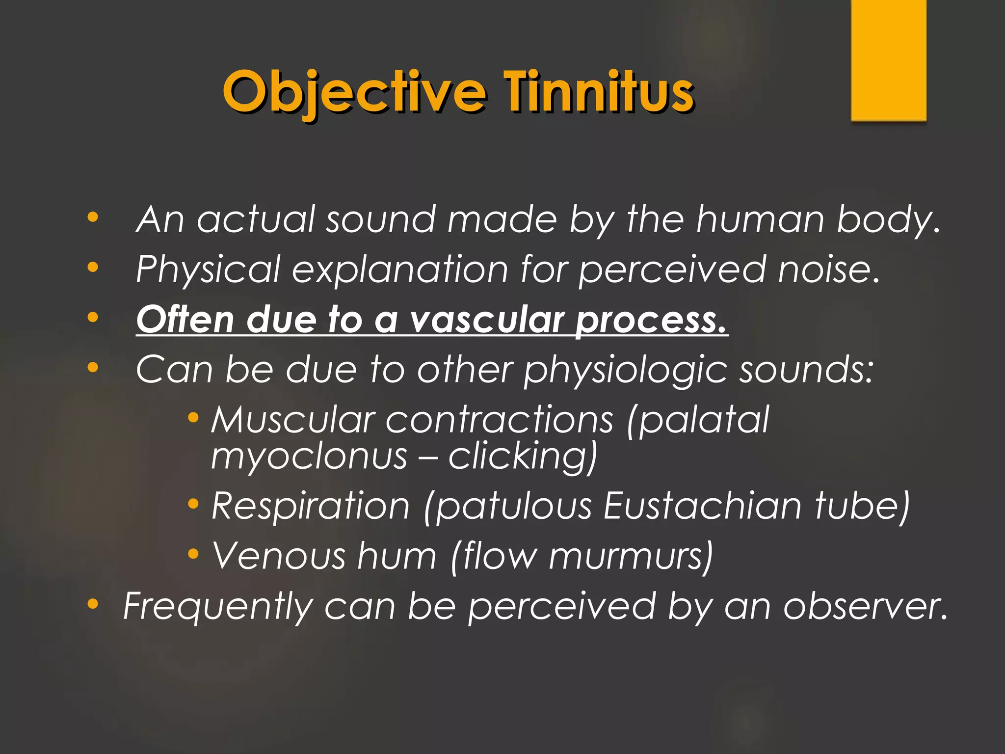 Pulstaile tinitus radiology | PPT