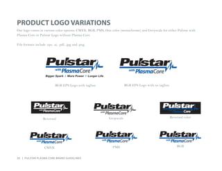 Pulstar with PlasmaCore Brand Guidelines | PDF