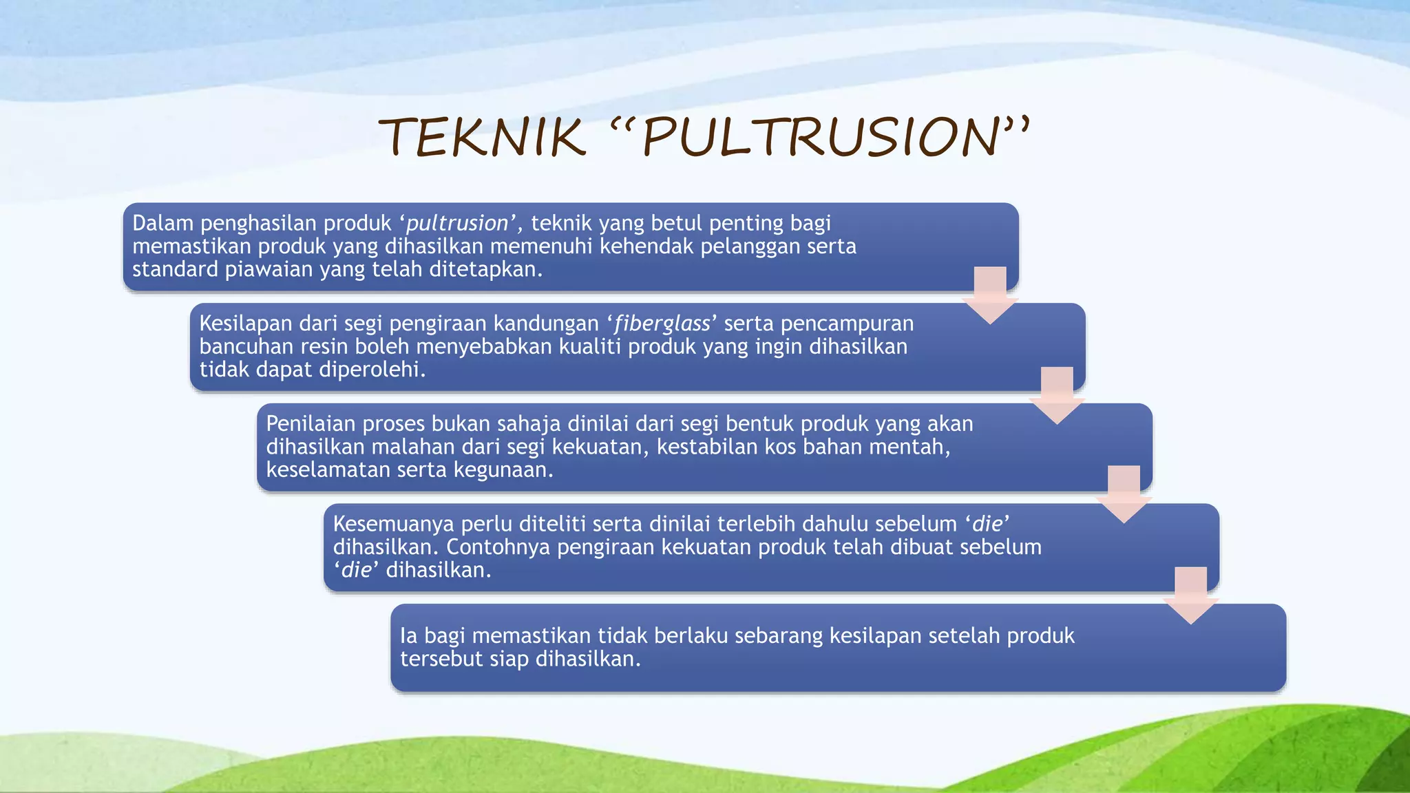 Pultrusion process | PPTX