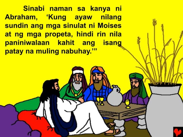 Parabula ng Mayaman at Pulubi | PPT