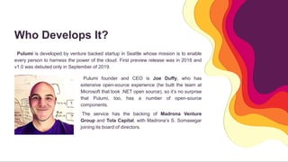 Pulumi. Modern Infrastructure as Code. | PPTX