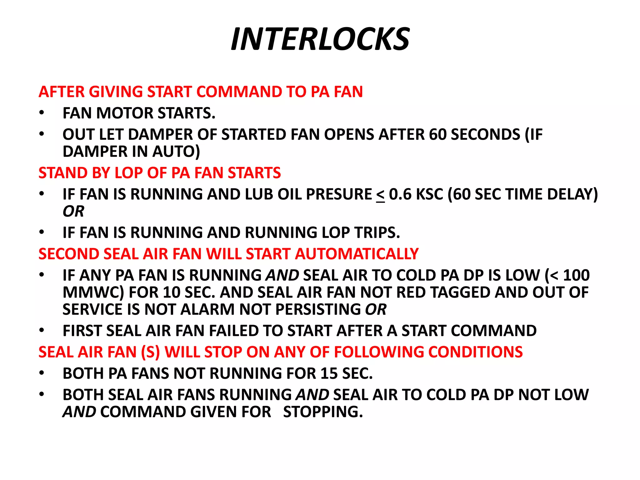 Pulverized coal fired boiler startup procedure | PPTX