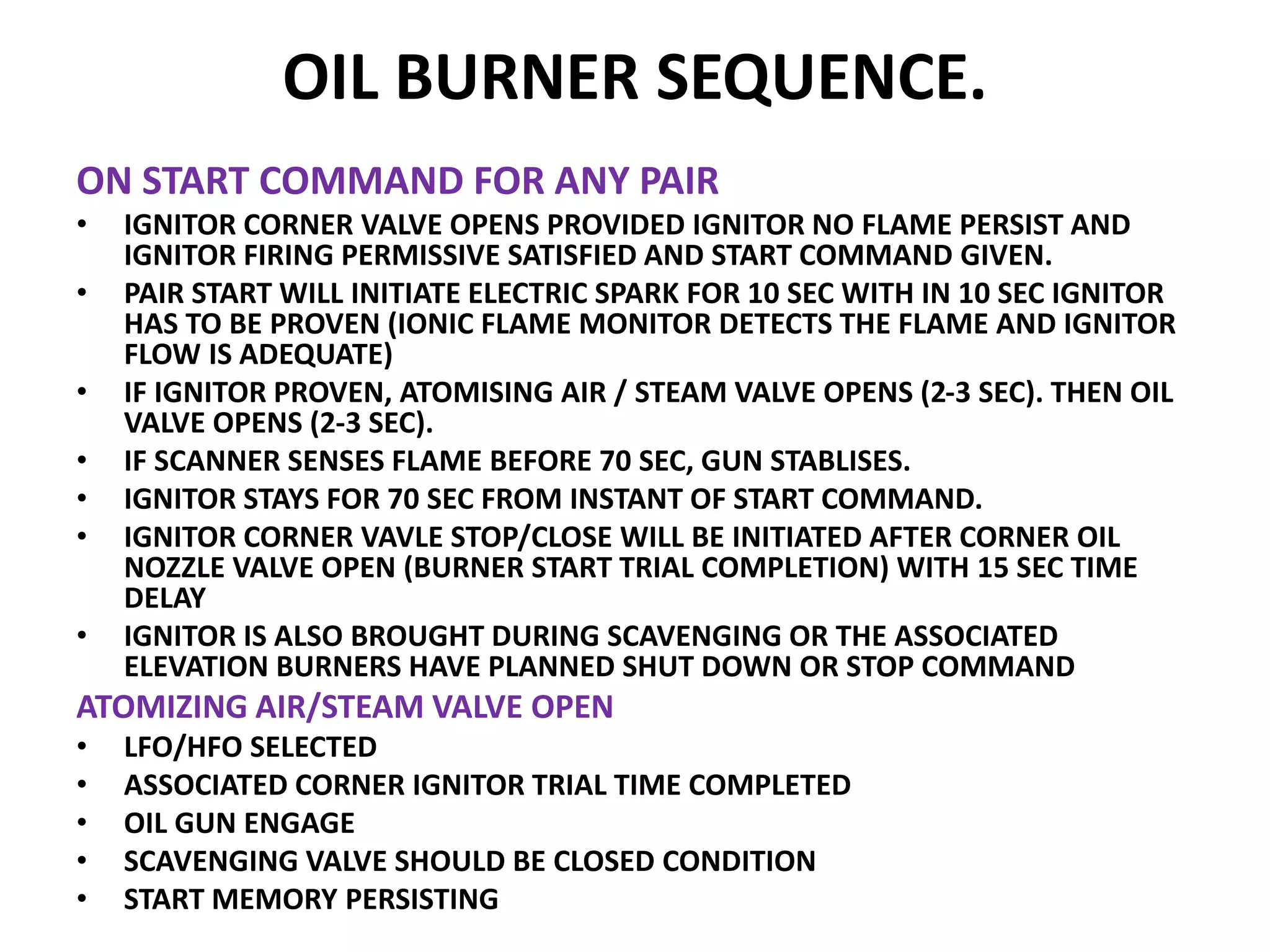 Pulverized coal fired boiler startup procedure | PPTX