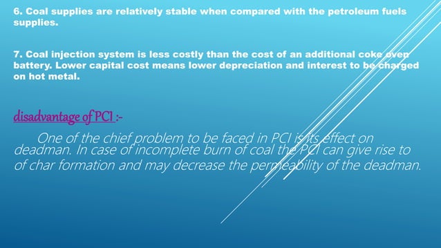 Pulverized coal injection | PPTX