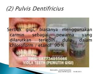 Serbuk (Pulveres/Pulvis) | PPTX