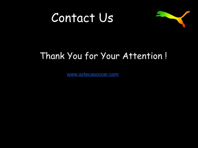 Puma With Aztecasoccer | PPT