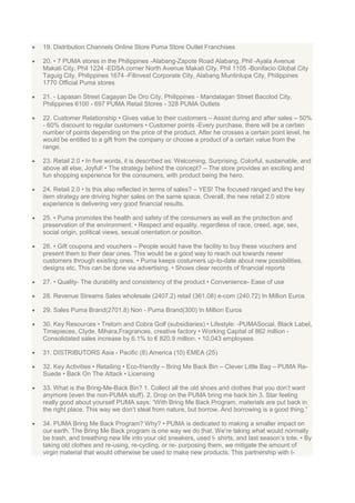 Puma analysis presentation transcript | PDF