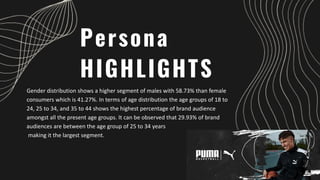 PUMA digital marketing content analysis | PPT