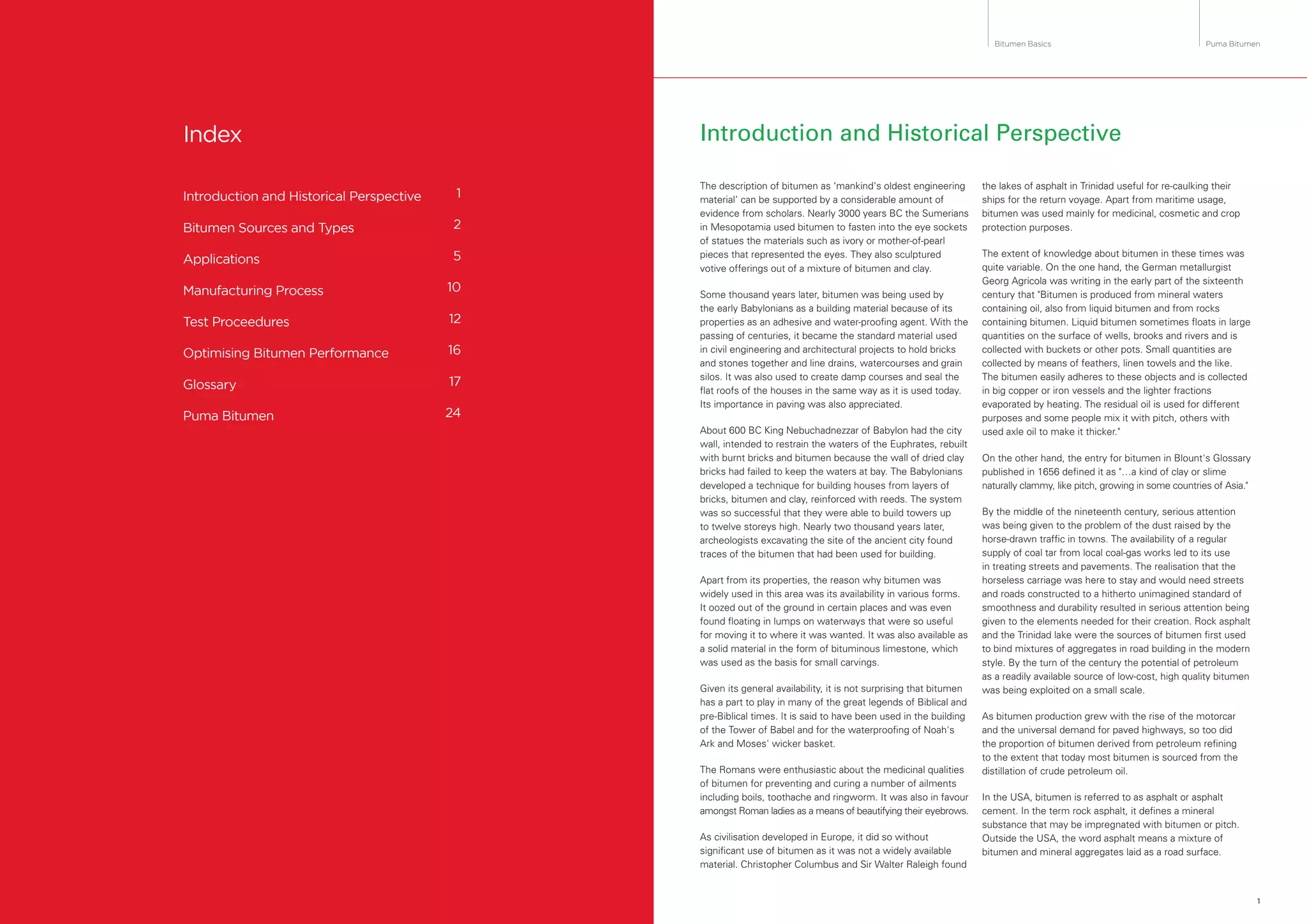 Puma Bitumen - Bitumen Basics | PDF