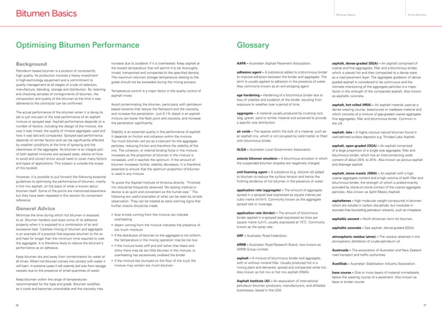 Puma Bitumen - Bitumen Basics | PDF