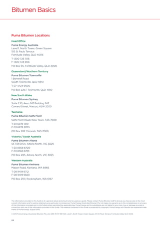 Puma Bitumen - Bitumen Basics | PDF