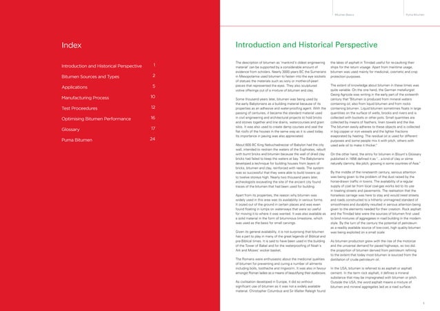 Puma Bitumen - Bitumen Basics | PDF