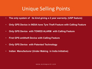 Puma Guard GPS Vehicle Tracking System Chandigarh India With Car Anti ...