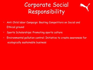 Puma Marketing strategies | PPT