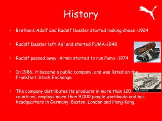 Puma Marketing strategies | PPT
