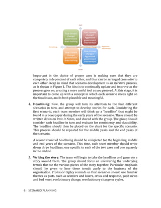 Scenario Planning (an Introduction) | PDF