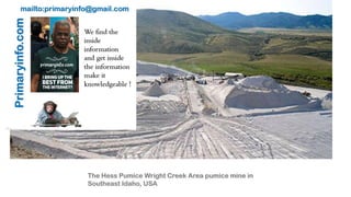 Pumice : Trade Technology Project Information | PDF