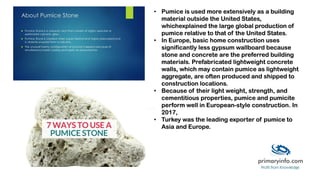 Pumice : Trade Technology Project Information | PDF