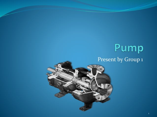Introduction of pump | PPTX | Technology & Computing