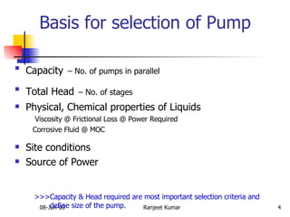 Pumps for Process Industries | PPT