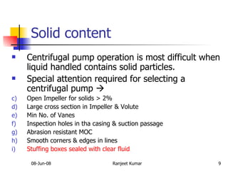 Pumps for Process Industries | PPT