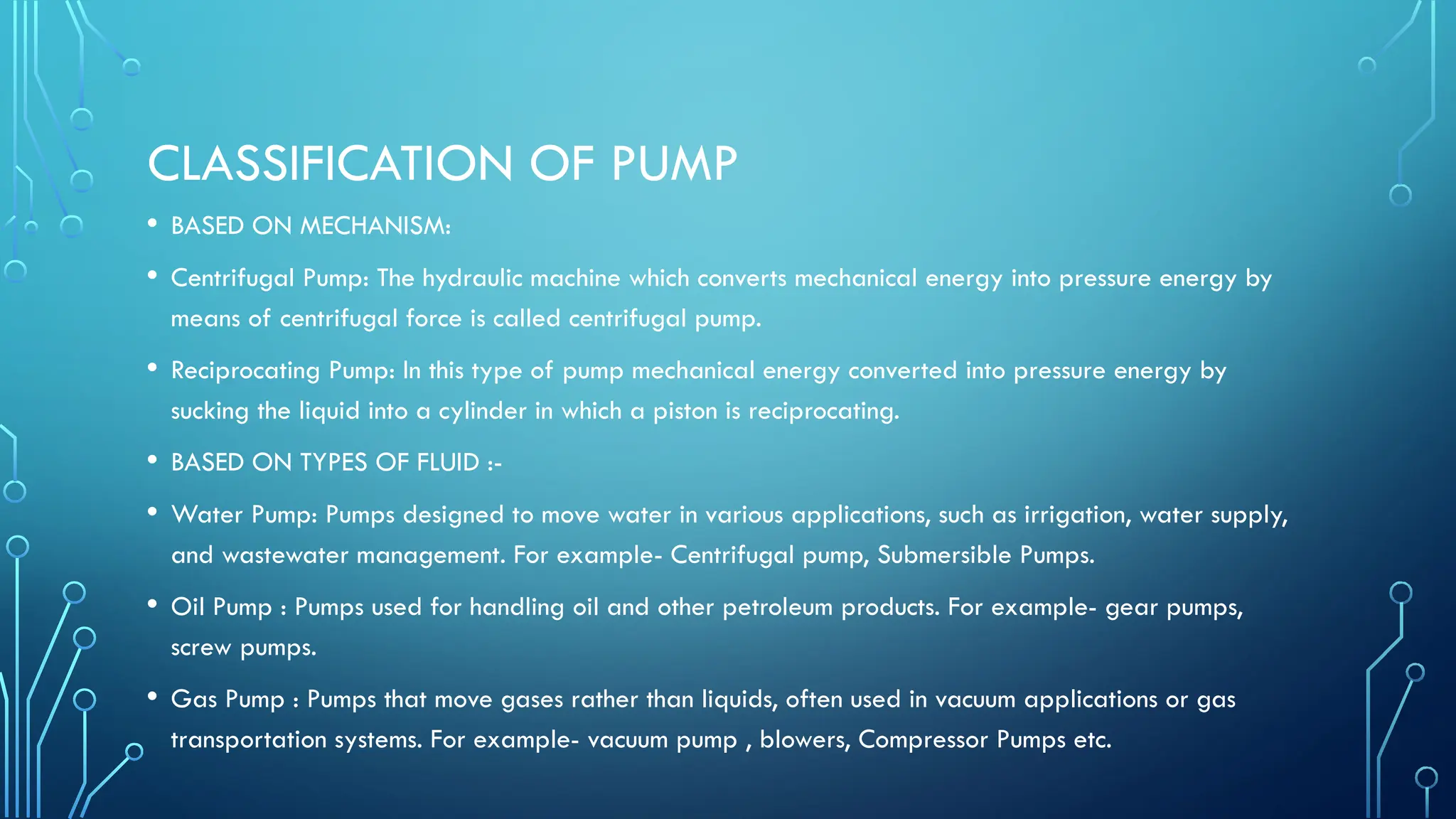 pump, fluid mechanics reciprocating pump | PPTX