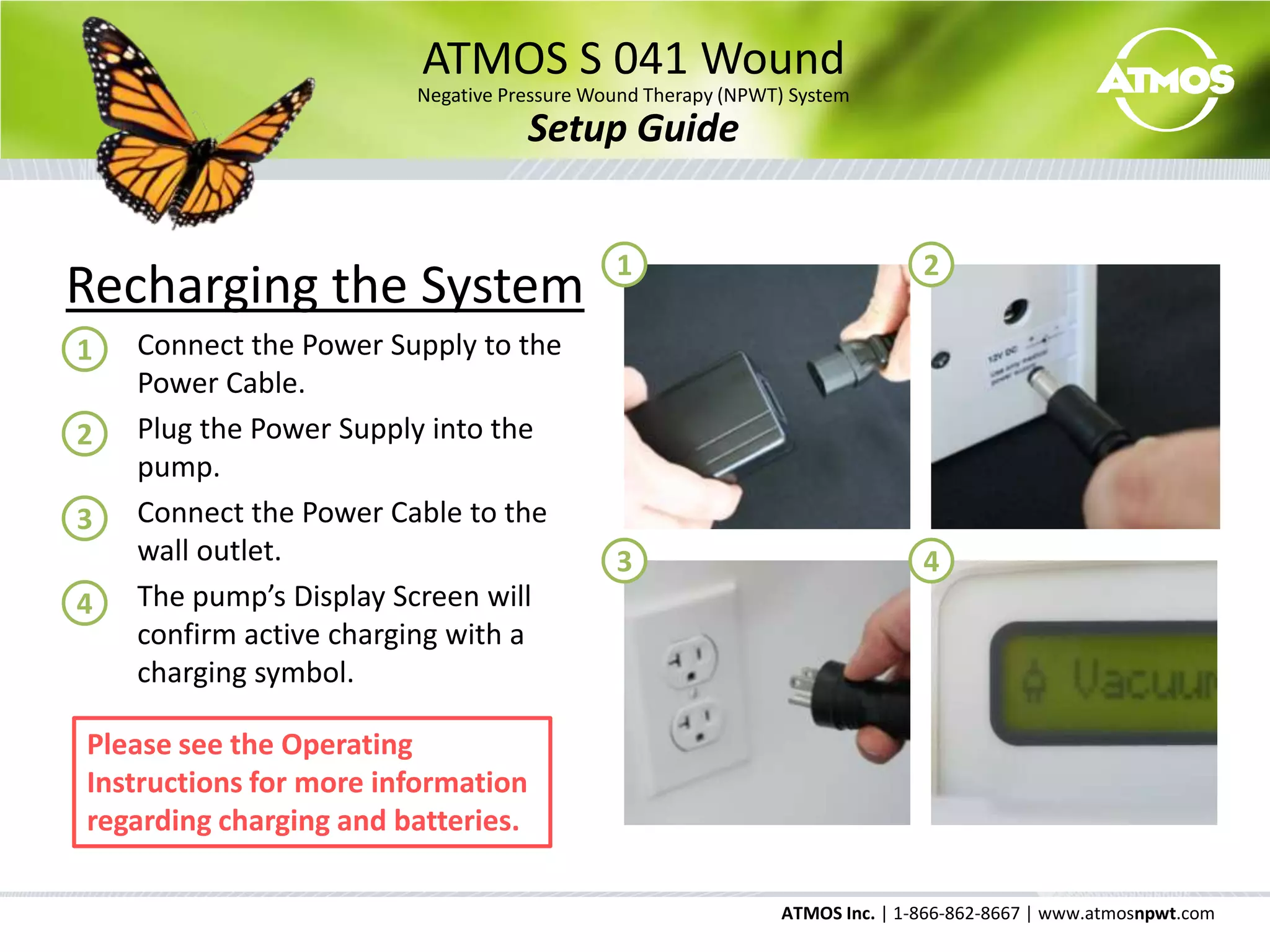 ATMOS NPWT System and Dressing Setup | PPTX