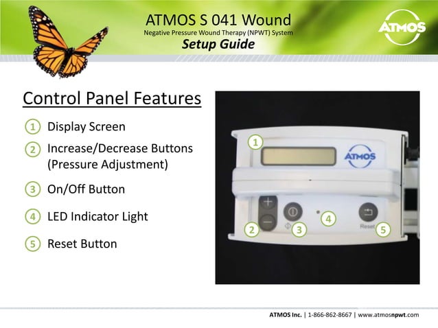 ATMOS NPWT System and Dressing Setup | PPTX