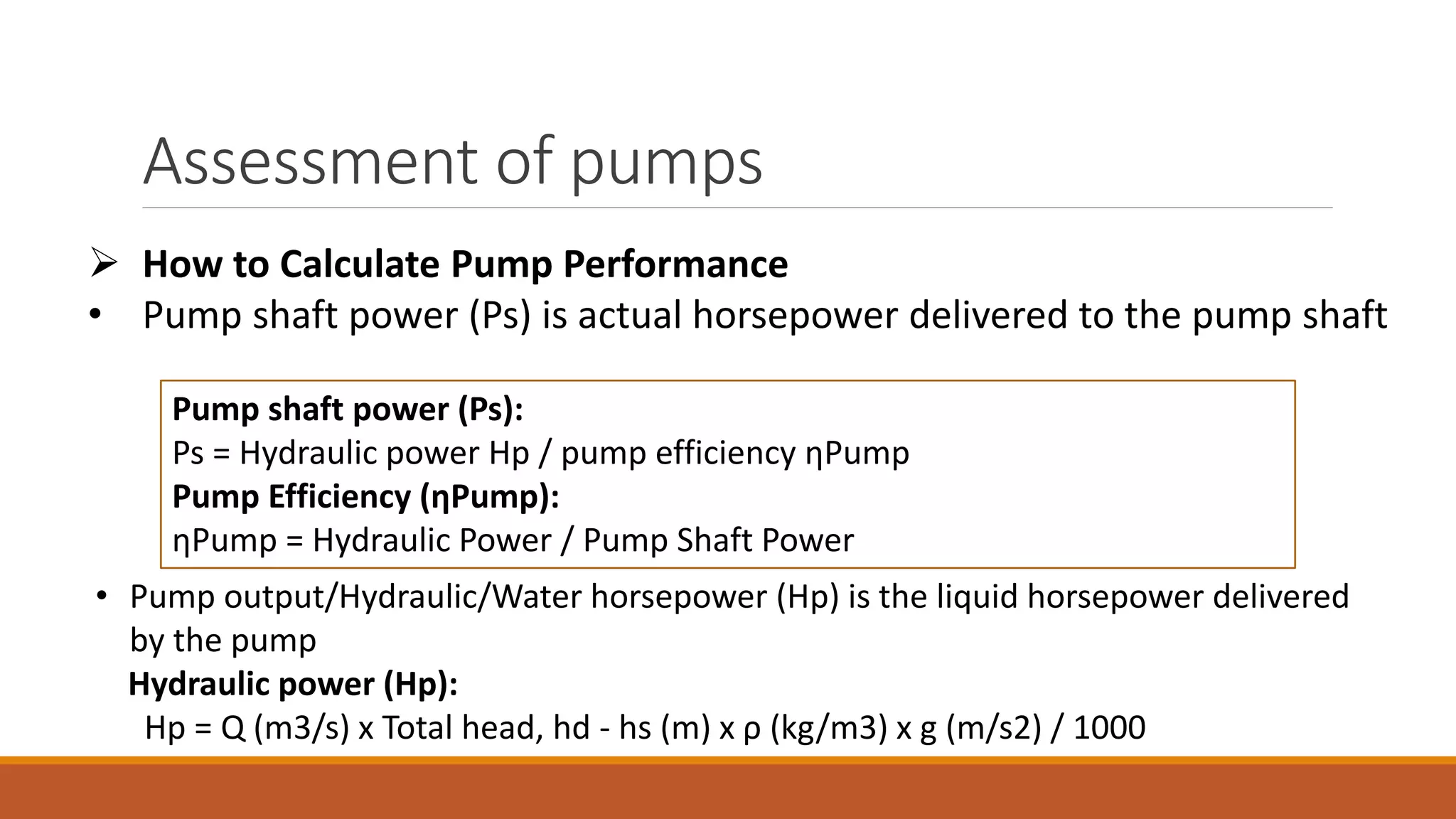 Pump and pumping system | PPTX