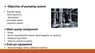 Pump and pumping system | PPTX