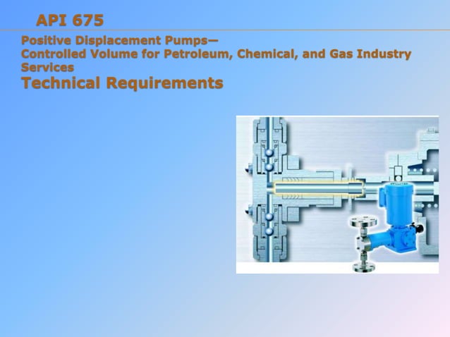 Pump api 675 presentation | PPTX