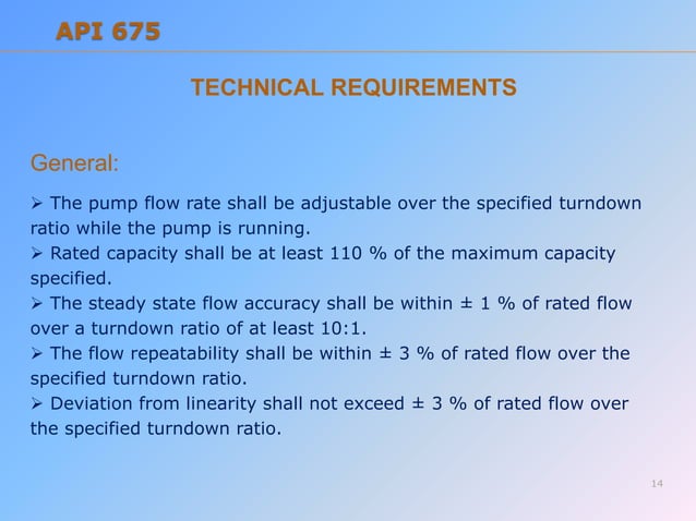 Pump api 675 presentation | PPTX