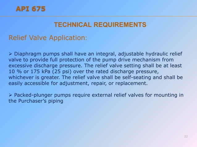 Pump api 675 presentation | PPTX