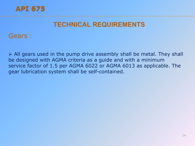 Pump api 675 presentation | PPTX