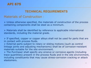 Pump api 675 presentation | PPTX