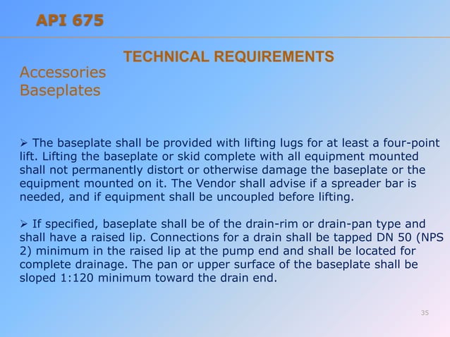 Pump api 675 presentation | PPTX