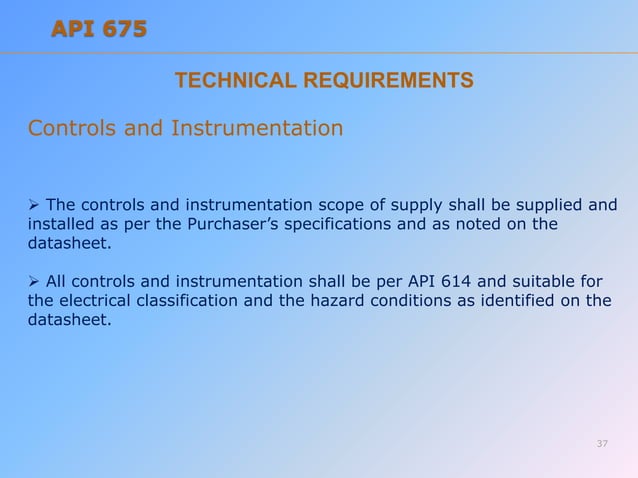 Pump api 675 presentation | PPTX