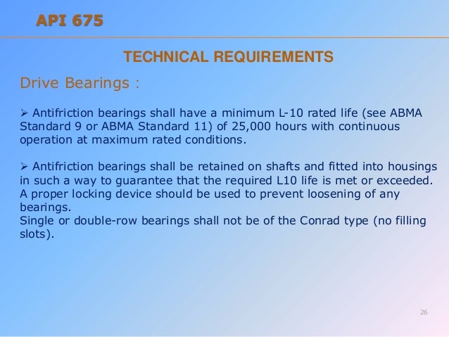 Pump Api 675 Presentation